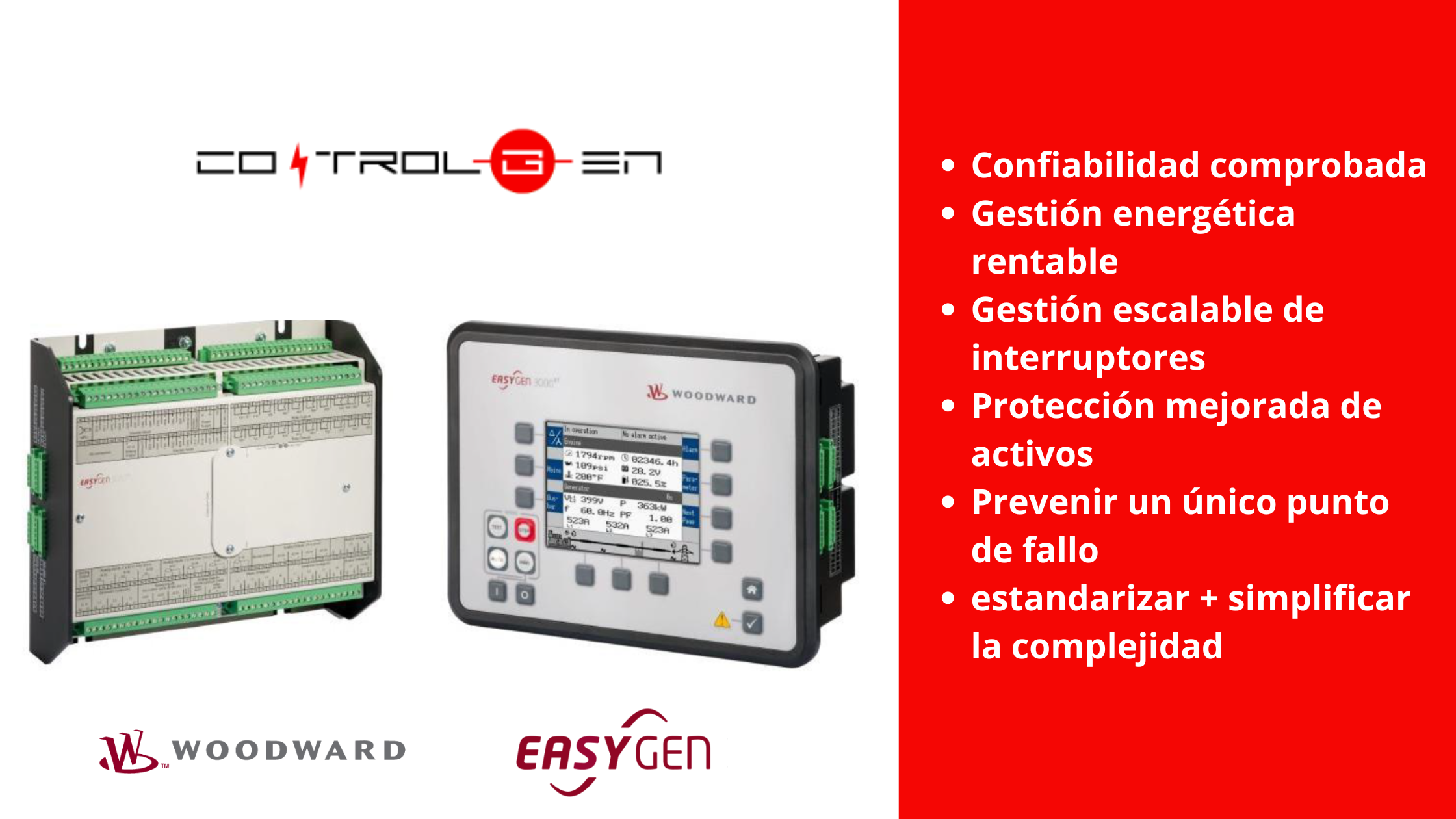 Easygen 3000XT funcionalidad y rendimiento avanzado-Controlgen